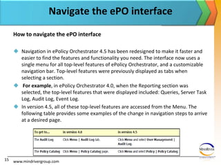 Mcafee Epolicy Orchestrator | PPTX