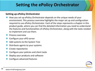 Mcafee Epolicy Orchestrator | PPTX