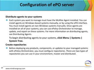 Mcafee Epolicy Orchestrator | PPTX