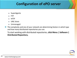 Mcafee Epolicy Orchestrator | PPTX