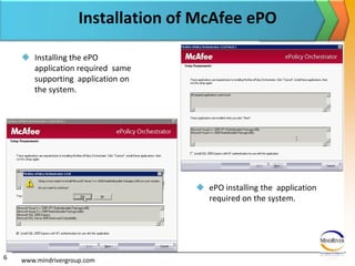 Mcafee Epolicy Orchestrator | PPTX