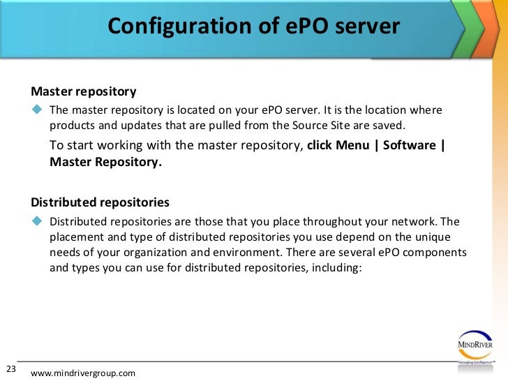 Mcafee Epolicy Orchestrator