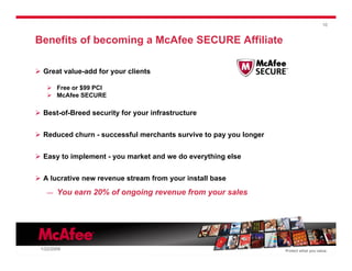 McAfee Secure Affiliate Partner Overview | PDF