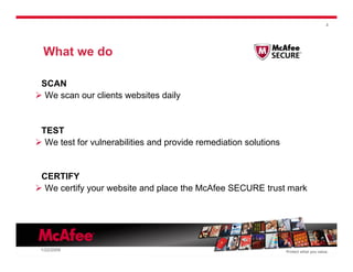 McAfee Secure Affiliate Partner Overview | PDF