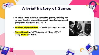 Gaming a blast to technology, economy and globalization | PPT