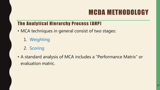 Multiple Criteria for Decision | PPTX