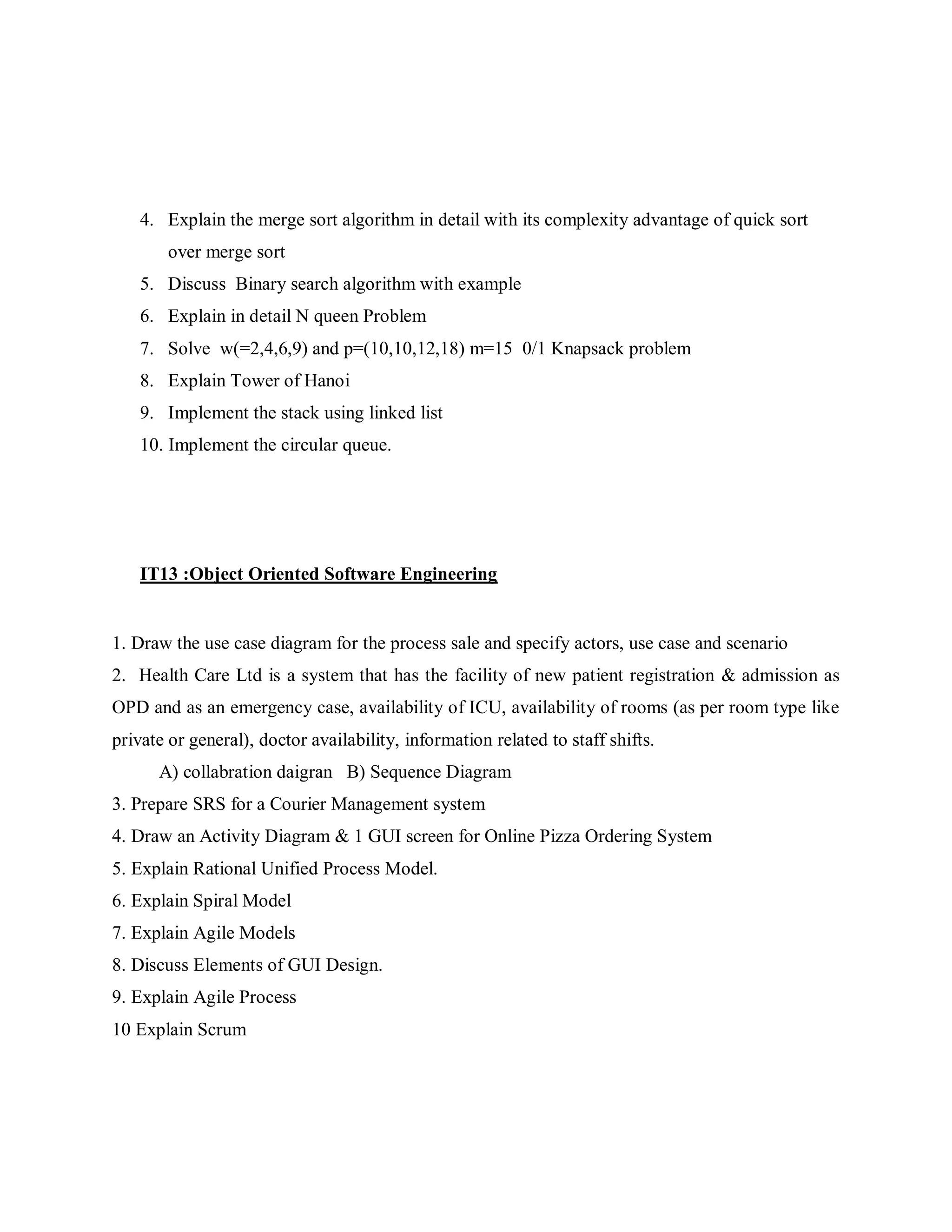 Pune University MCA [Management] 2020-Sample Questions | PDF