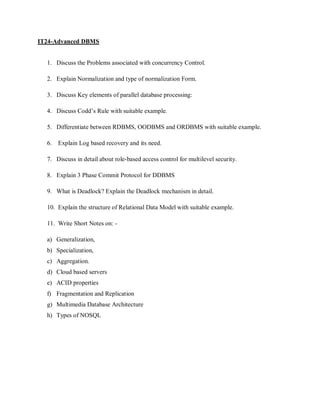 Pune University MCA [Management] 2020-Sample Questions | PDF