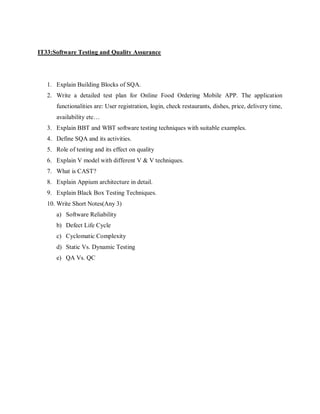 Pune University MCA [Management] 2020-Sample Questions | PDF