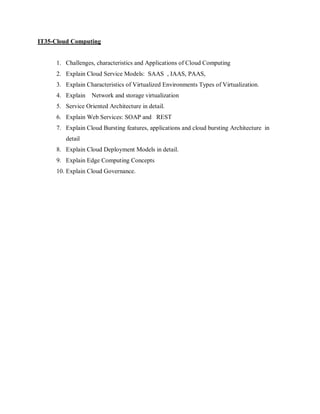 Pune University MCA [Management] 2020-Sample Questions | PDF