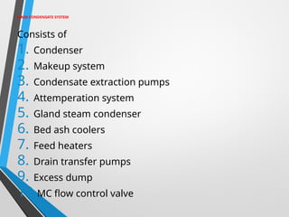 Main condensate and feed water system ppt | PPTX