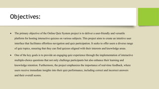 Mca presentation on the topic teacher feedback system | PPT