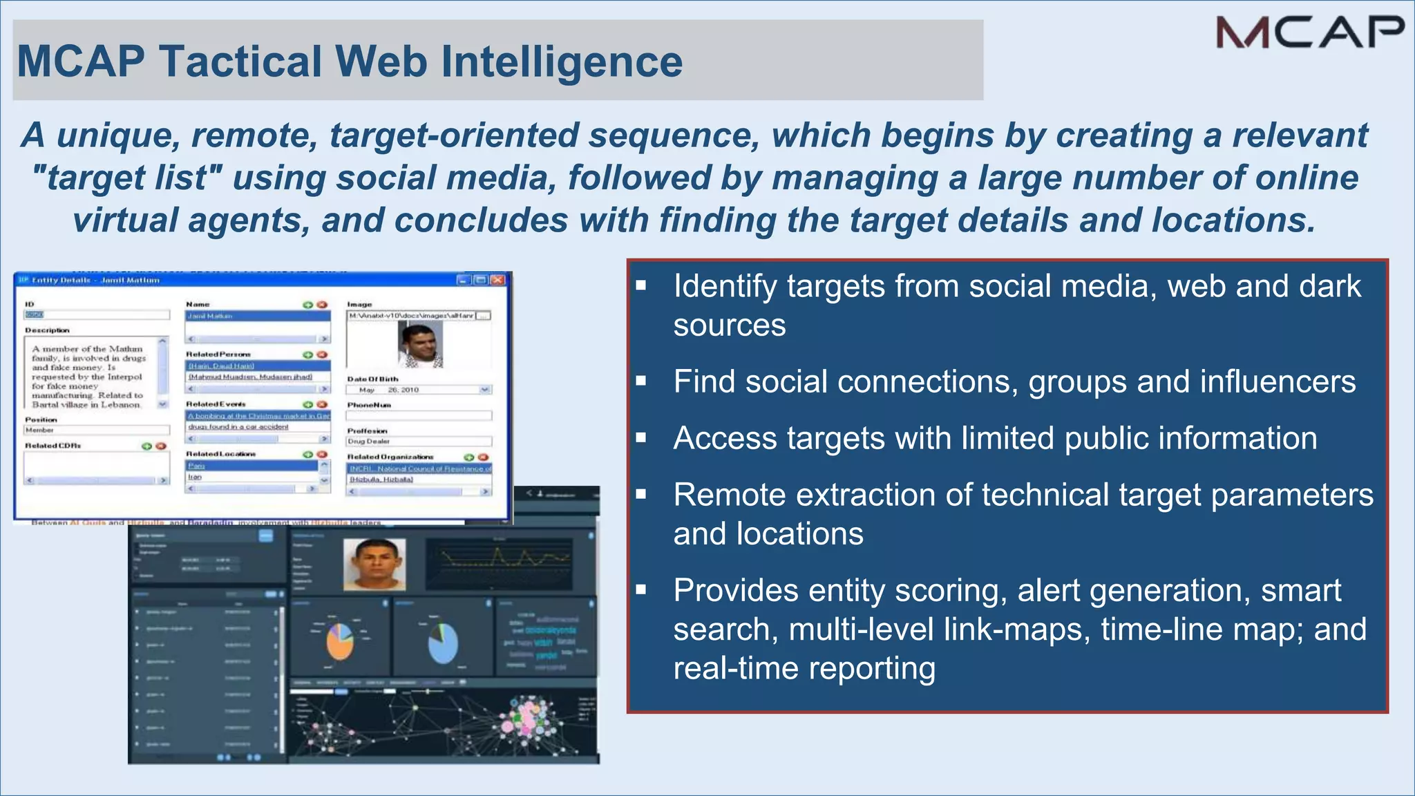 MCAP Big Data Security Intelligence Platform | PPT