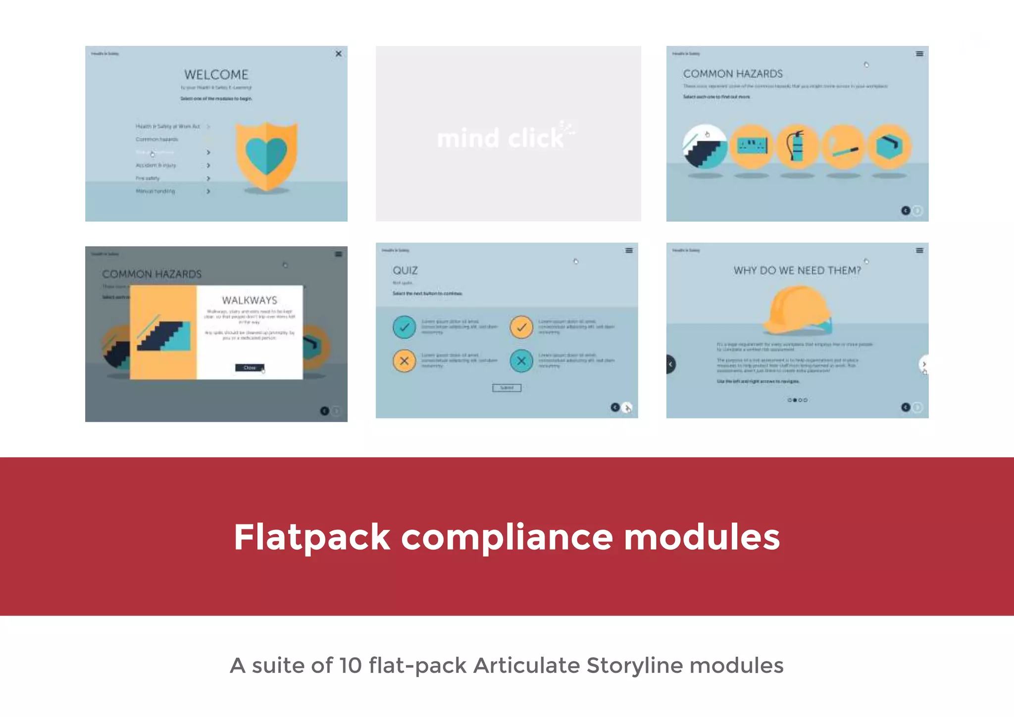 Articulate Storyline Compliance Flatpacks | PPT