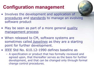 Software Configuration Management | PPT