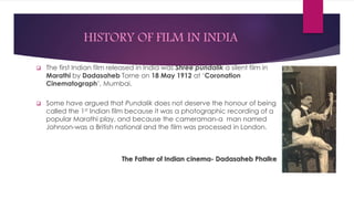 Introduction & Development Of Film In India | PPT