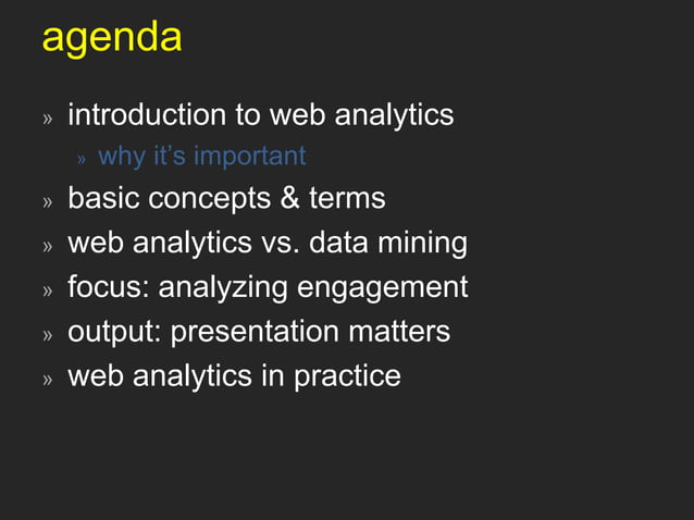 Web Analytics Concepts & Theories | PPTX
