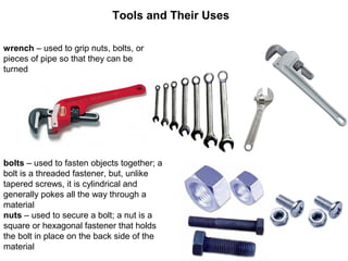 Mcas tech eng materials tools simple machines short 2012 | PPT
