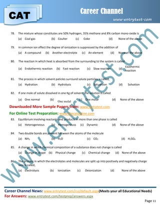 MCAT Sample Test Pattern Part 1 (2016) | PDF
