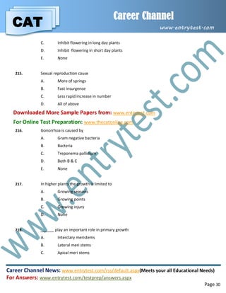 MCAT Sample Test Pattern Part 2 (2016) | PDF