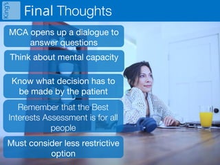 Mental Capacity and Best Interests Assessments | PDF | Mental Health ...