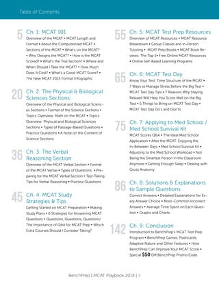 MCAT Playbook Excerpts | PDF