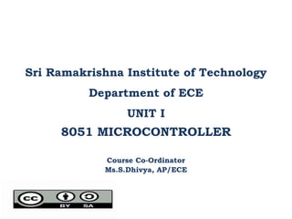 Microcontrollers and its applications unit 1 | PPTX