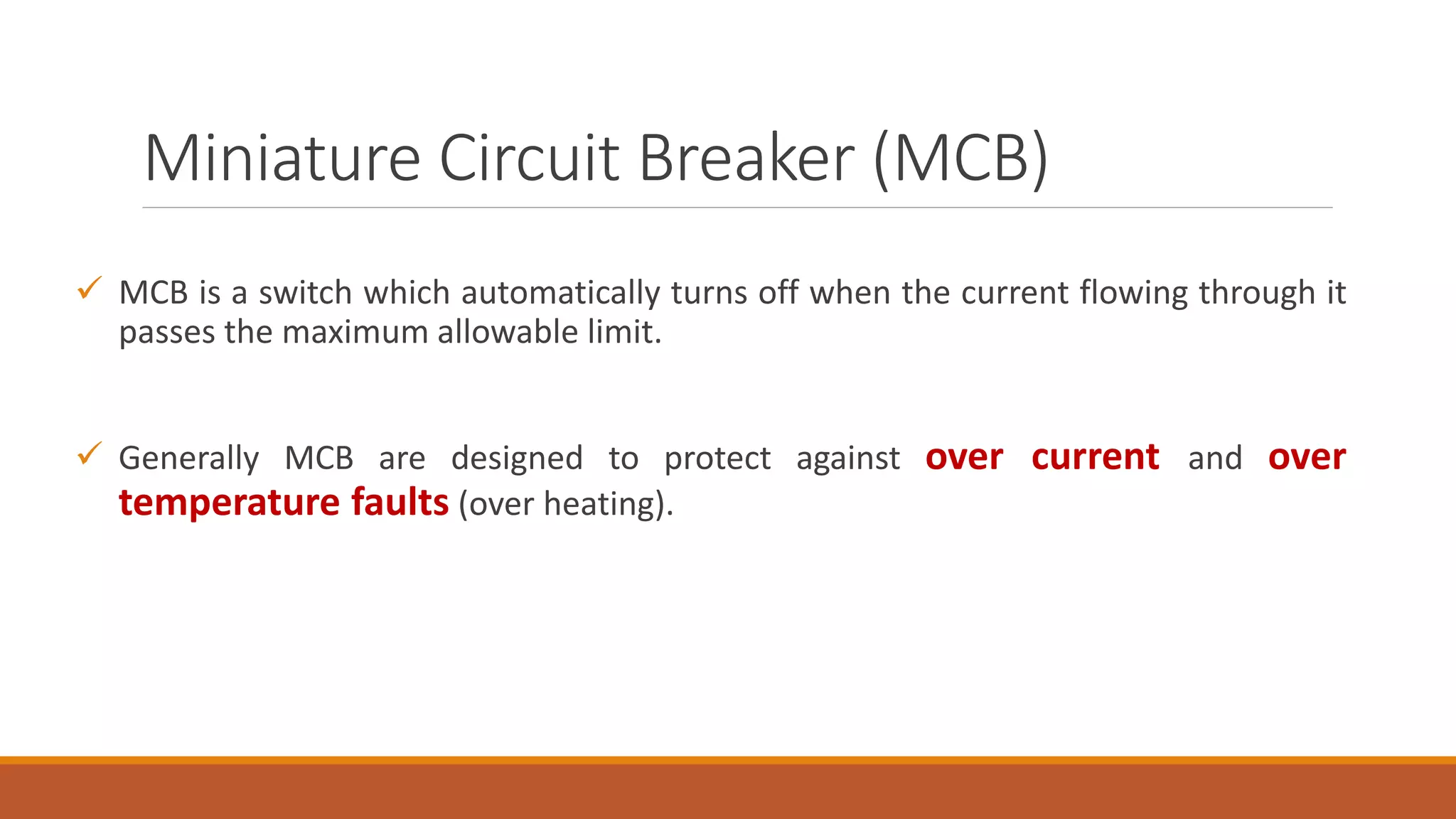 Mcb and-mccb(2) | PDF