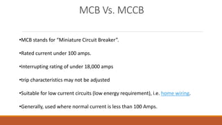 Mcb and-mccb(2) | PDF