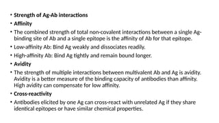 MCB 301.pptx Antigen Antibody Interactions | PPT