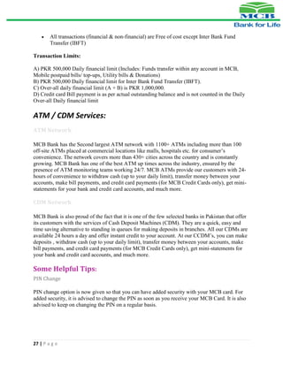 Mcb bank (1) | PDF