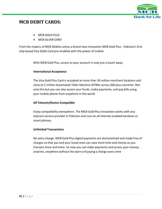 Mcb bank (1) | PDF