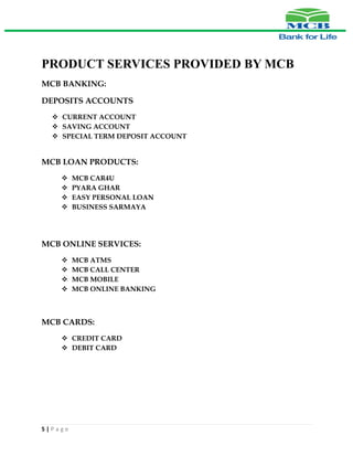 Mcb bank (1) | PDF