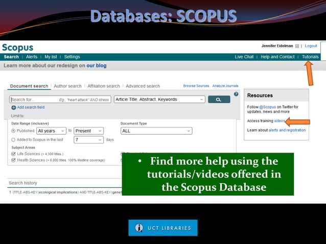 Database resources for Molecular & Cell Biology 2014 | PPT