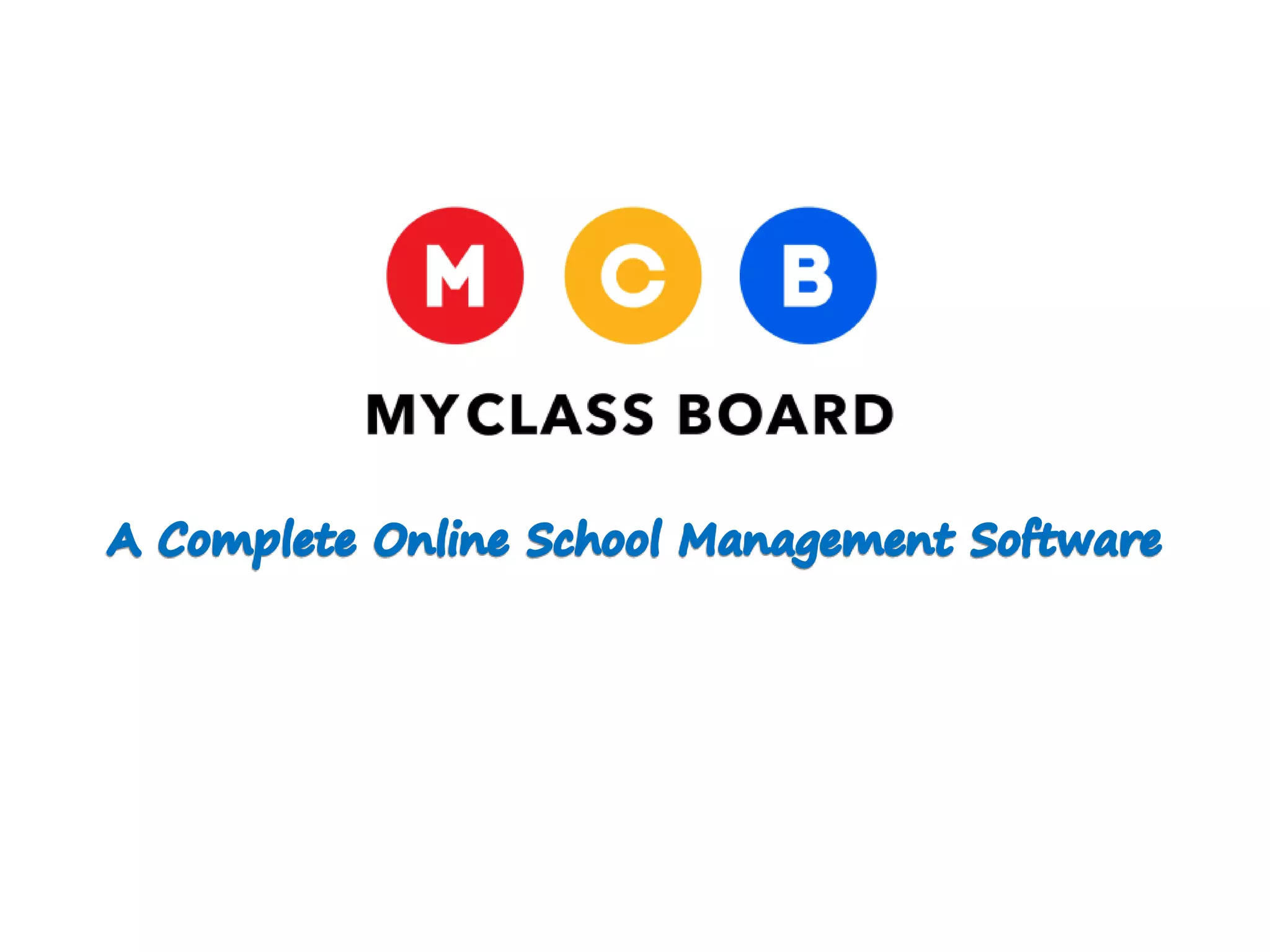 School Management System | PPTX