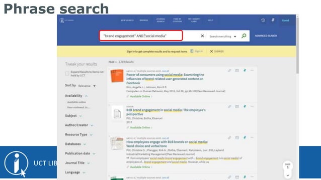 MCB library orientation part 1 | PPTX