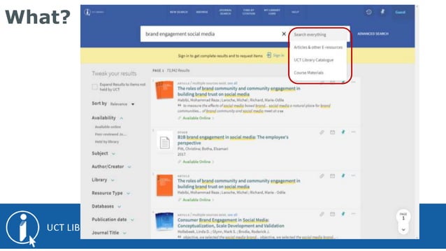 MCB library orientation part 1 | PPTX