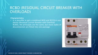 MCB, MCCB, RCCB, ELCB, VCB & ACB.pptx