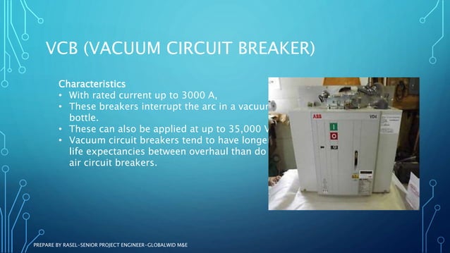 MCB, MCCB, RCCB, ELCB, VCB & ACB.pptx