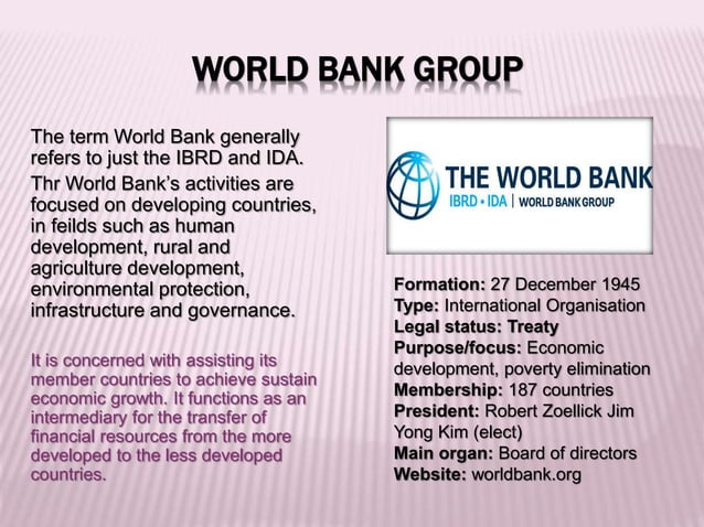 International Financial Institutions | PPTX | Business Banking ...