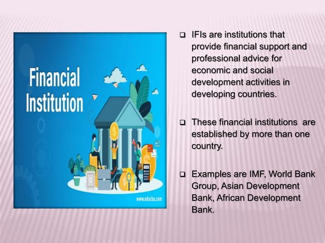 International Financial Institutions | PPTX | Business Banking ...