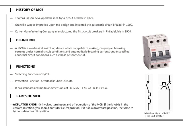 MCB & RCCB | PPTX | Chemistry | Science