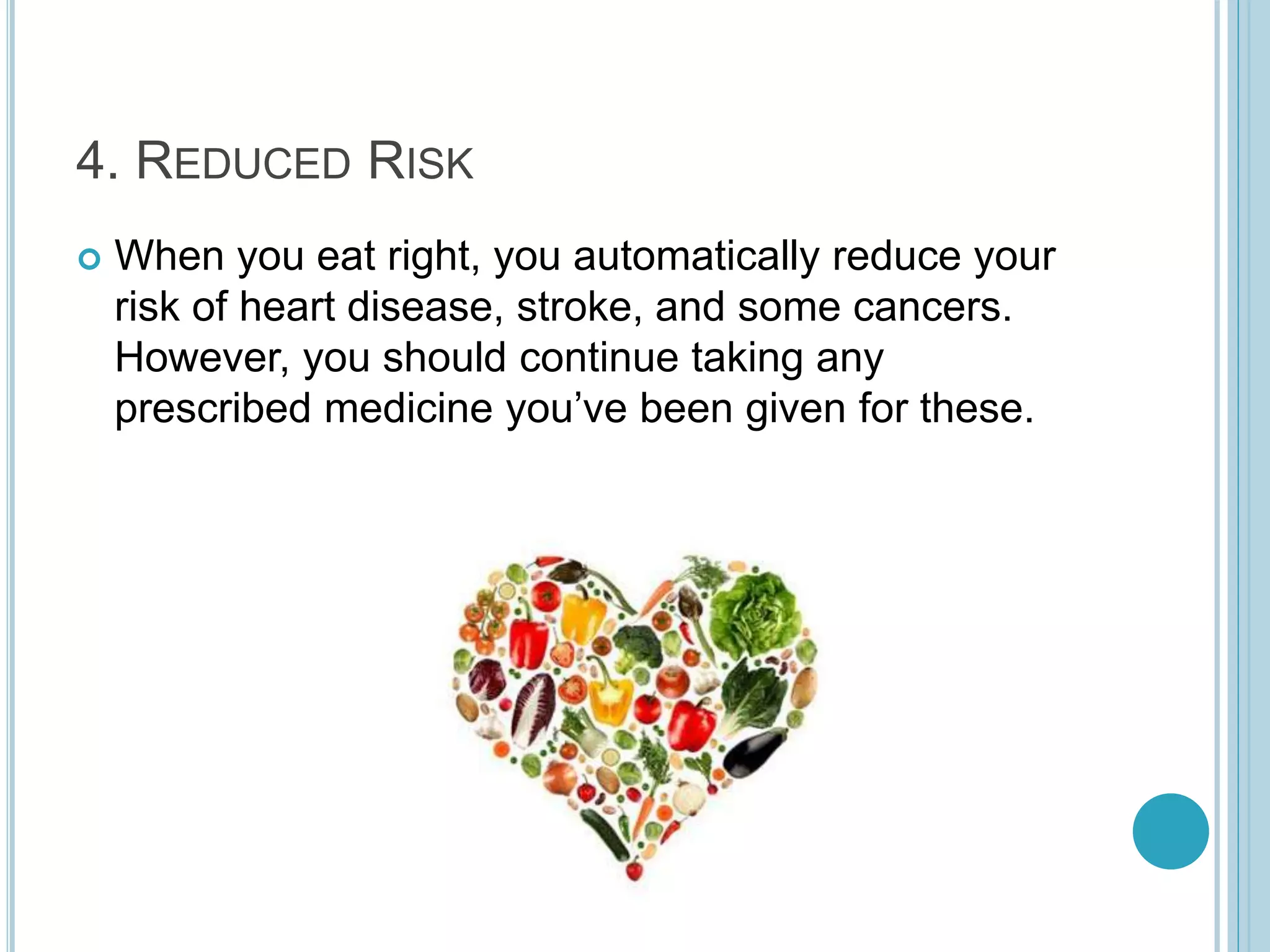 8 Benefits of Eating Healthy | PPTX