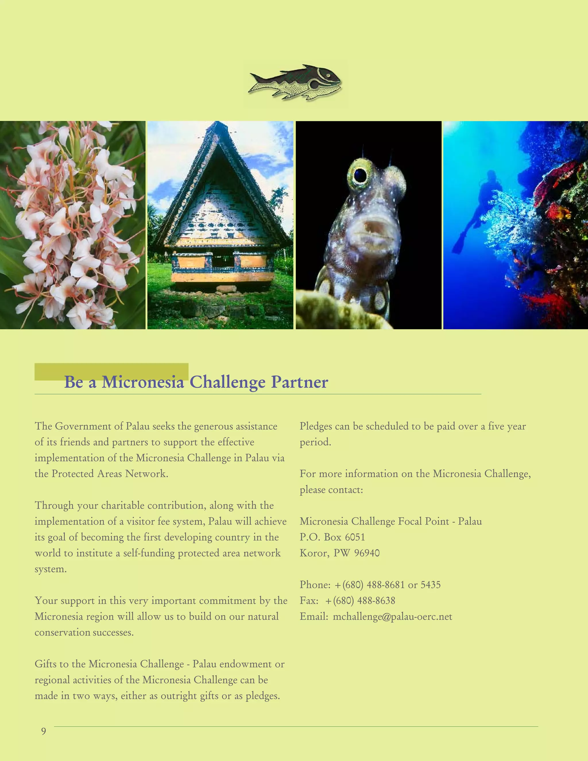 Micronesia Challenge - Palau | PDF