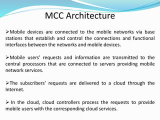Mobile-Cloud Computing | PPT