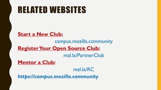 Mozilla Campus Club | PPT