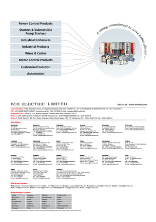 MCC Enclosure Catalogue | PDF