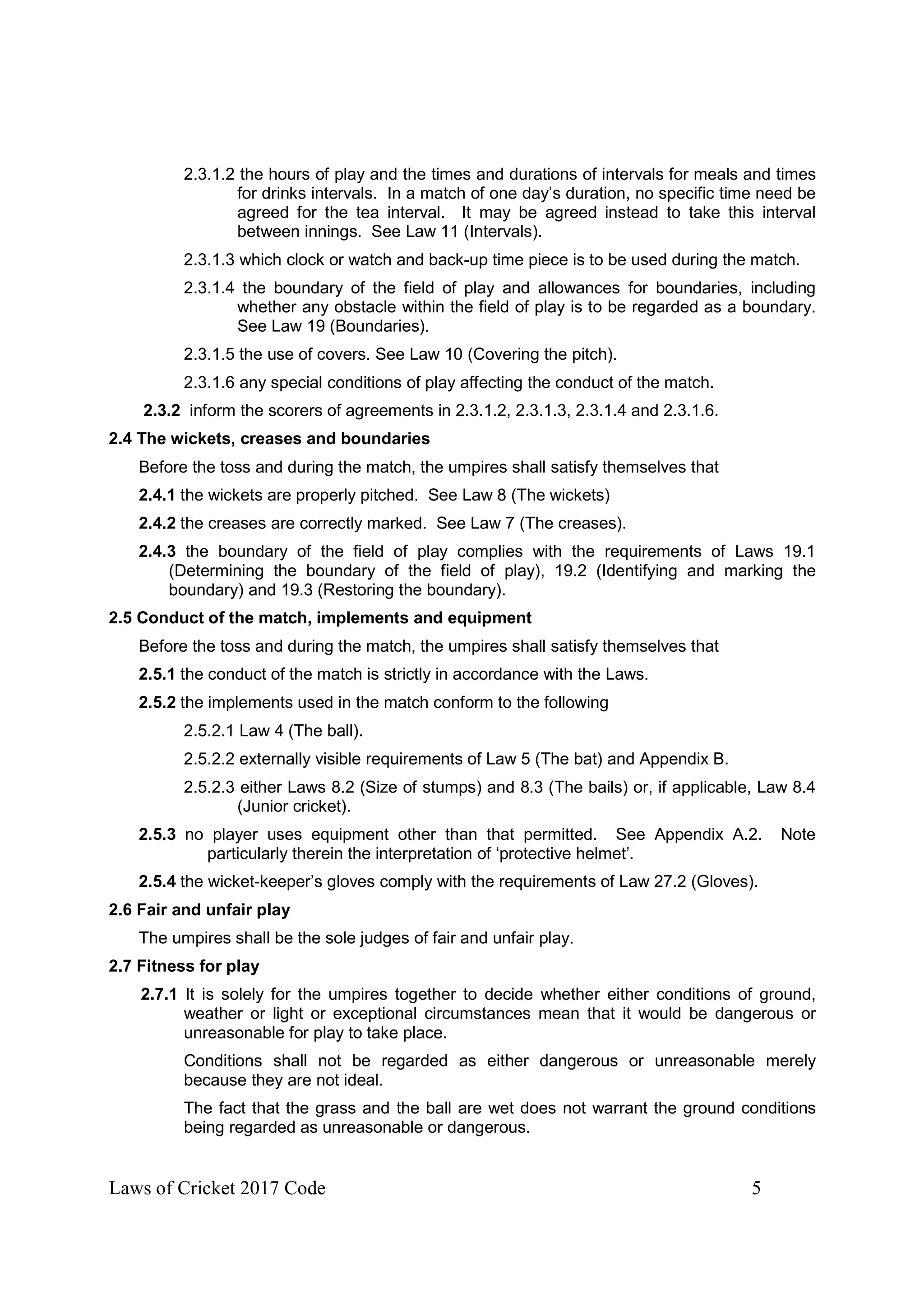 Mcc laws-of-cricket-2017-code-final-21-apr | PDF