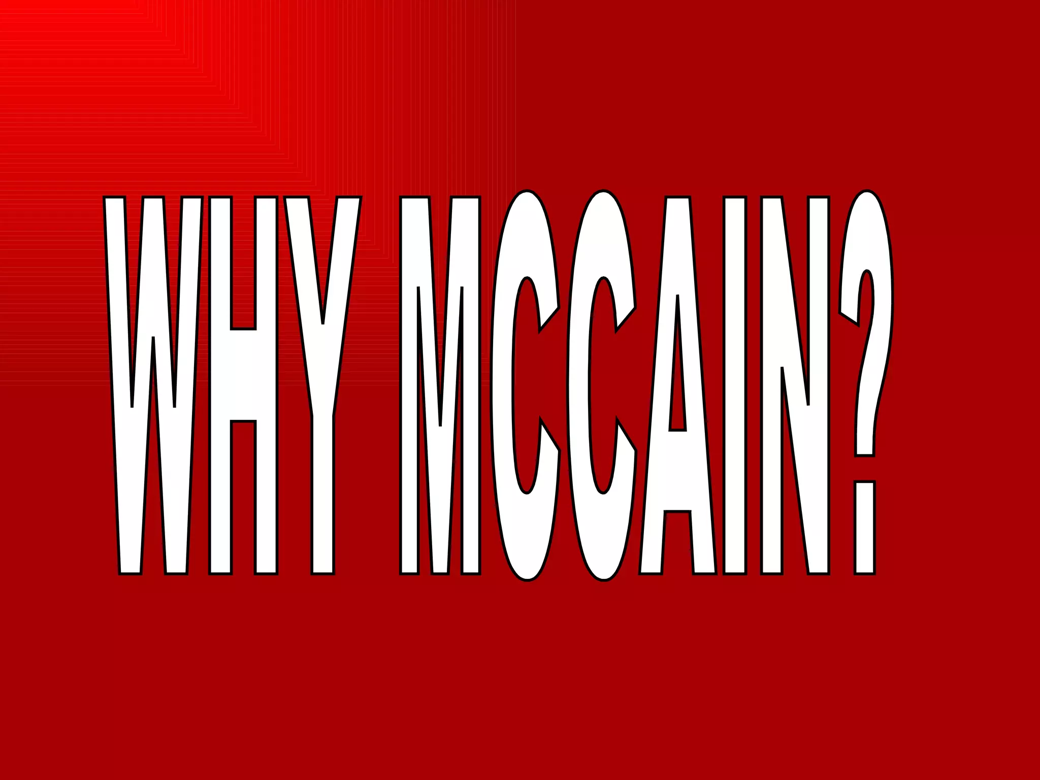 Mccain | PPT