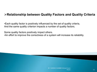 McCall Software Quality Model in Software Quality Assurance | PPTX